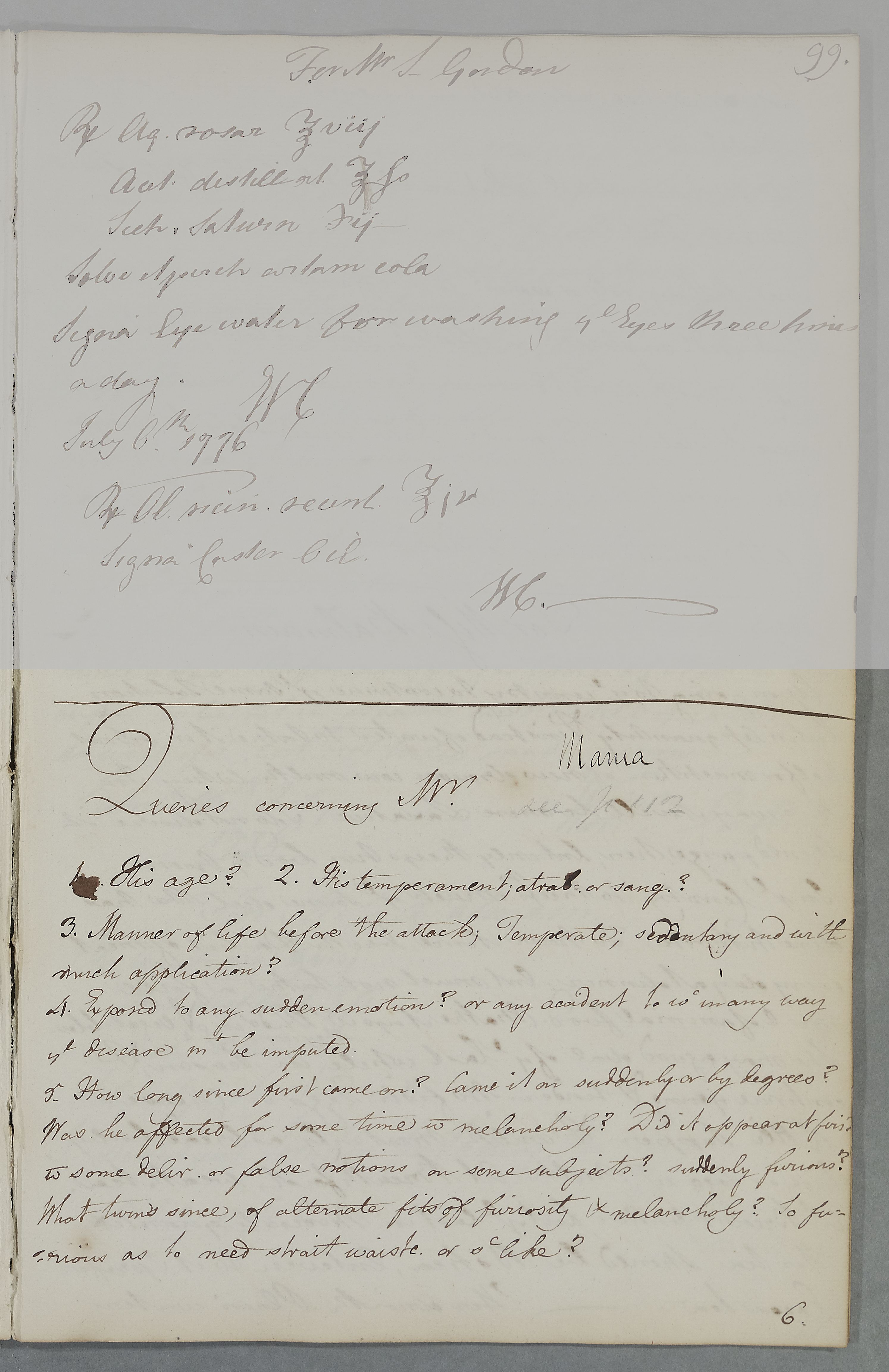 The Cullen Project | [ID:3858] From: Dr William Cullen (Professor ...