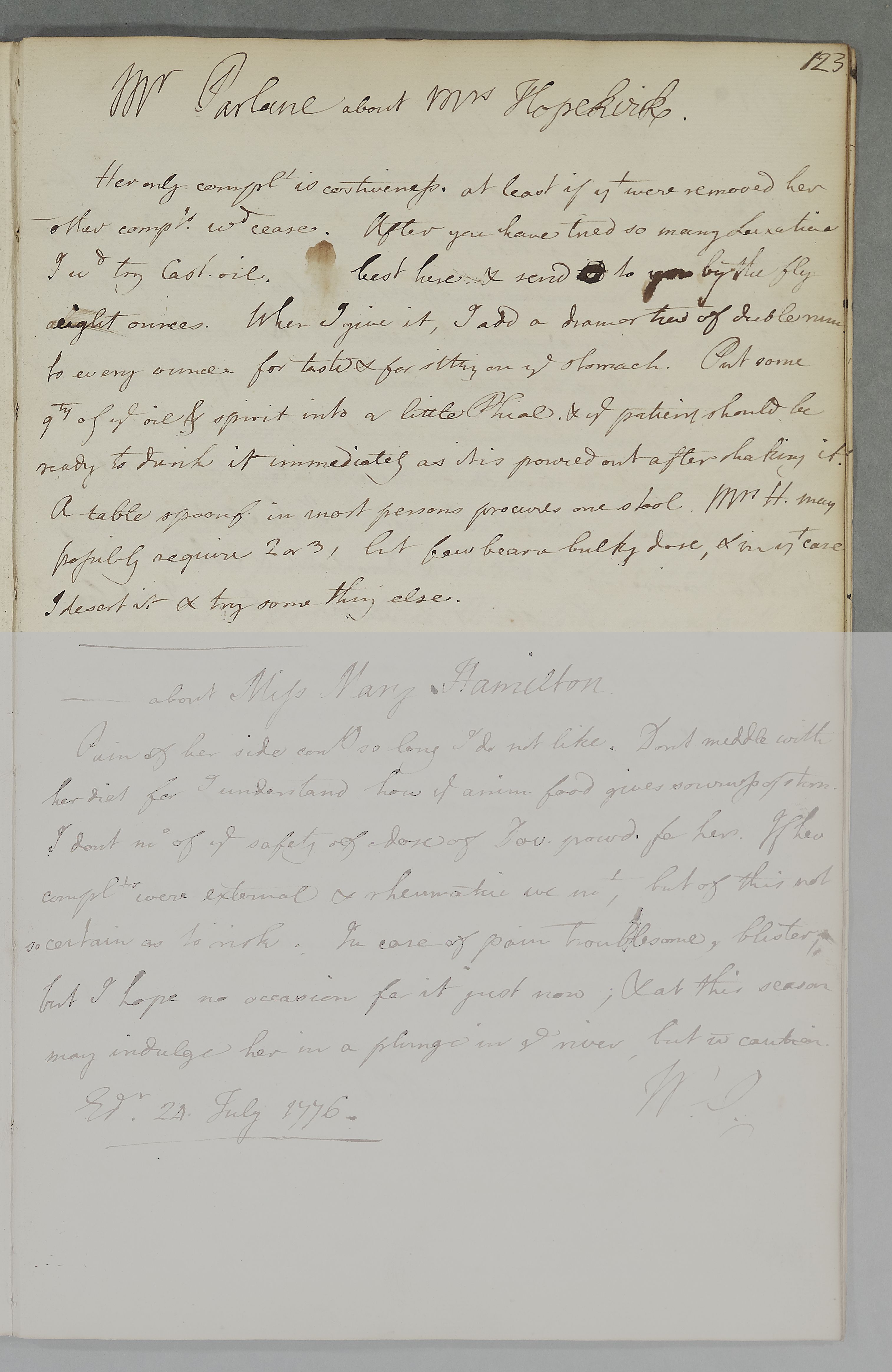 The Cullen Project | [ID:3878] From: Dr William Cullen (Professor ...