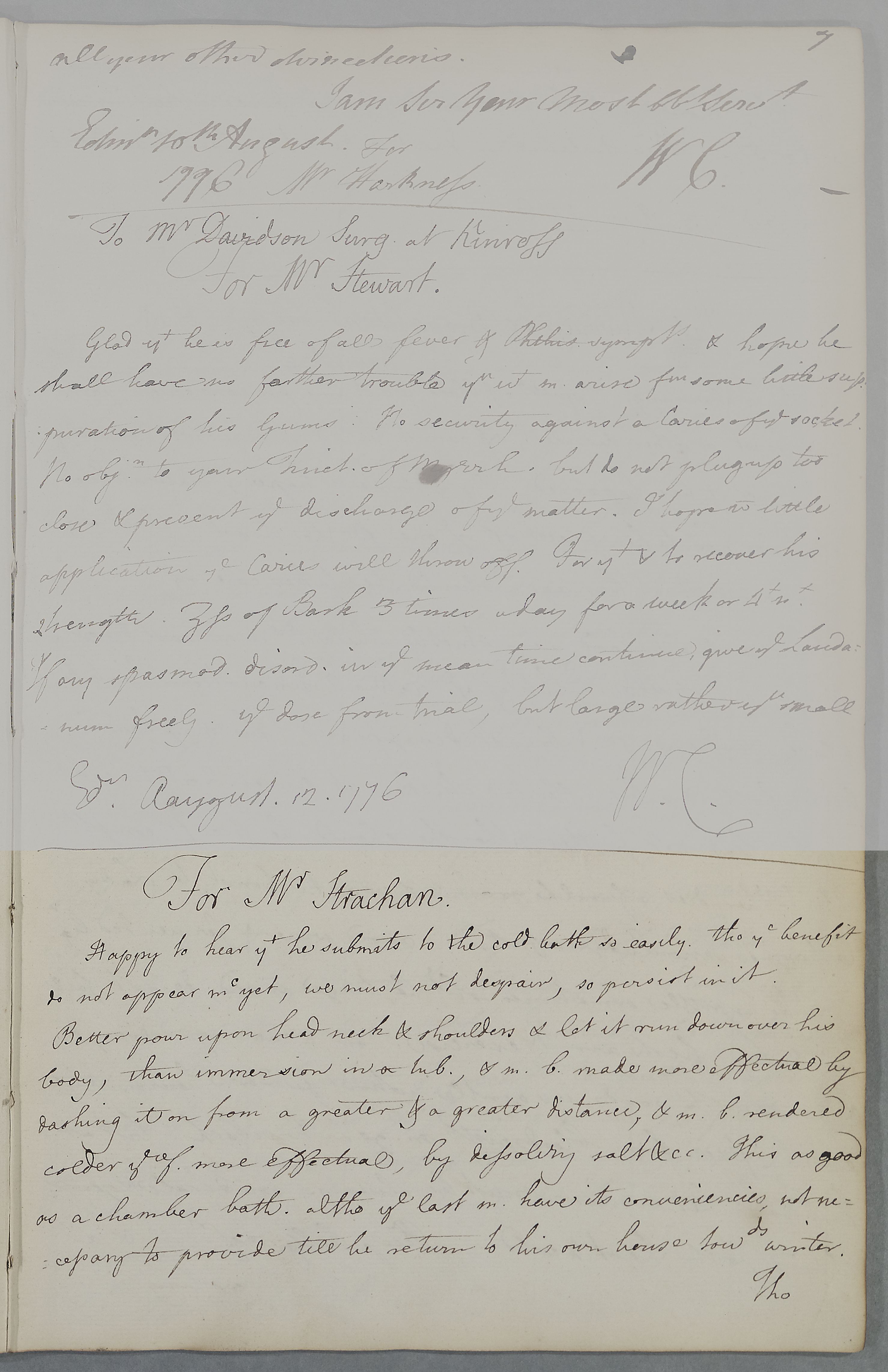 The Cullen Project | [ID:3900] From: Dr William Cullen (Professor ...
