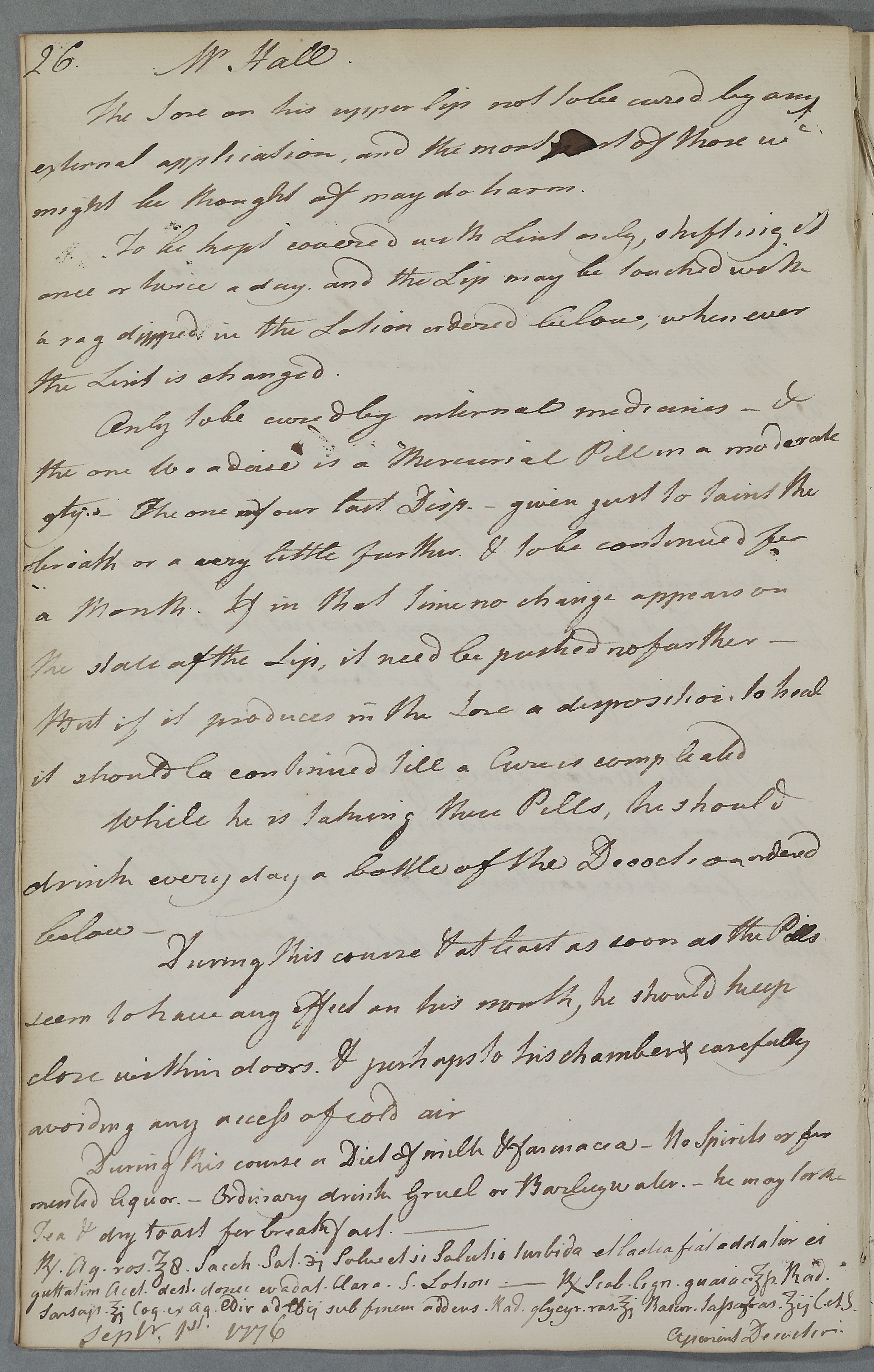 The Cullen Project | [ID:3915] From: Dr William Cullen (Professor ...