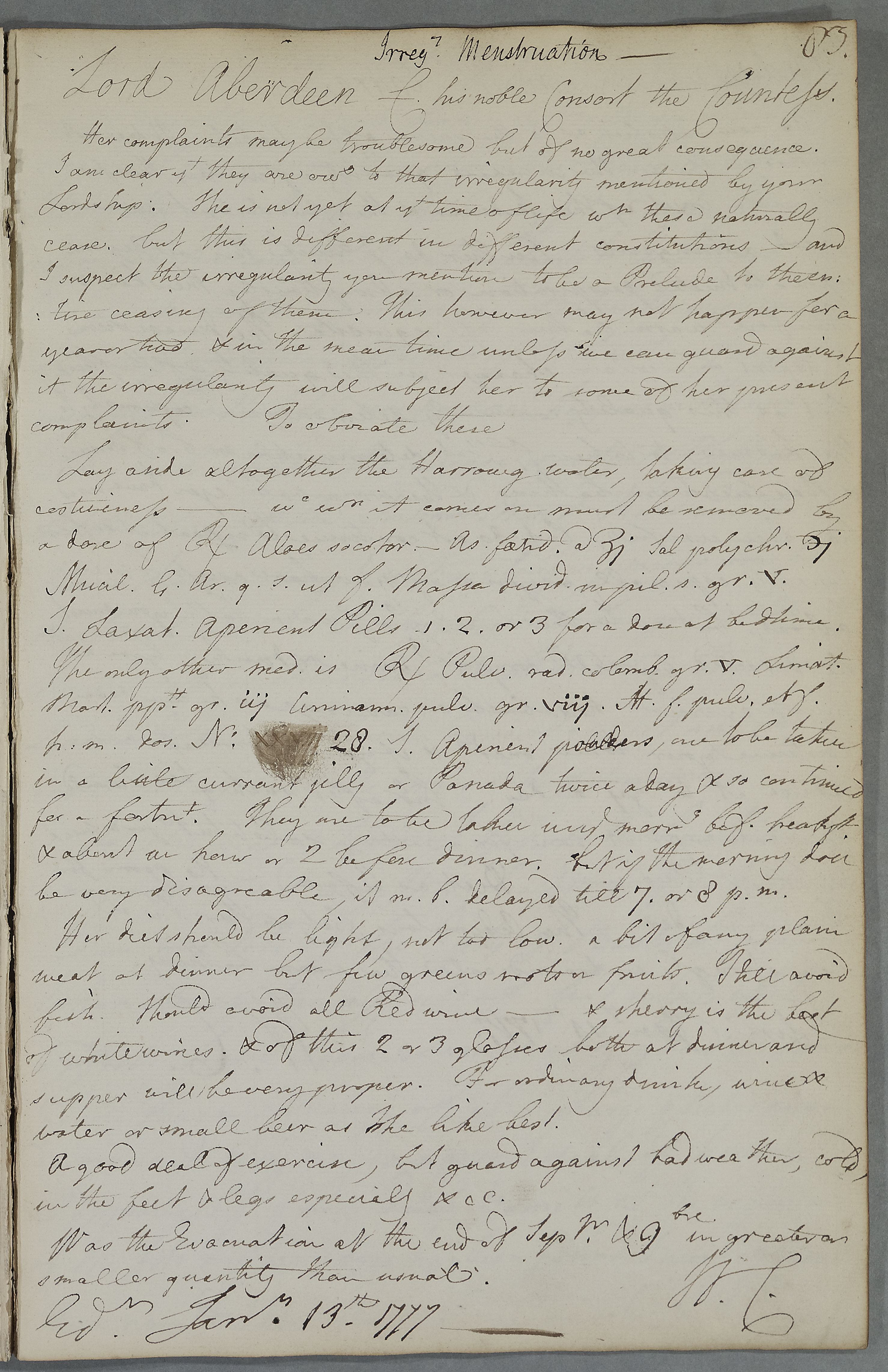The Cullen Project | [ID:3981] From: Dr William Cullen (Professor ...