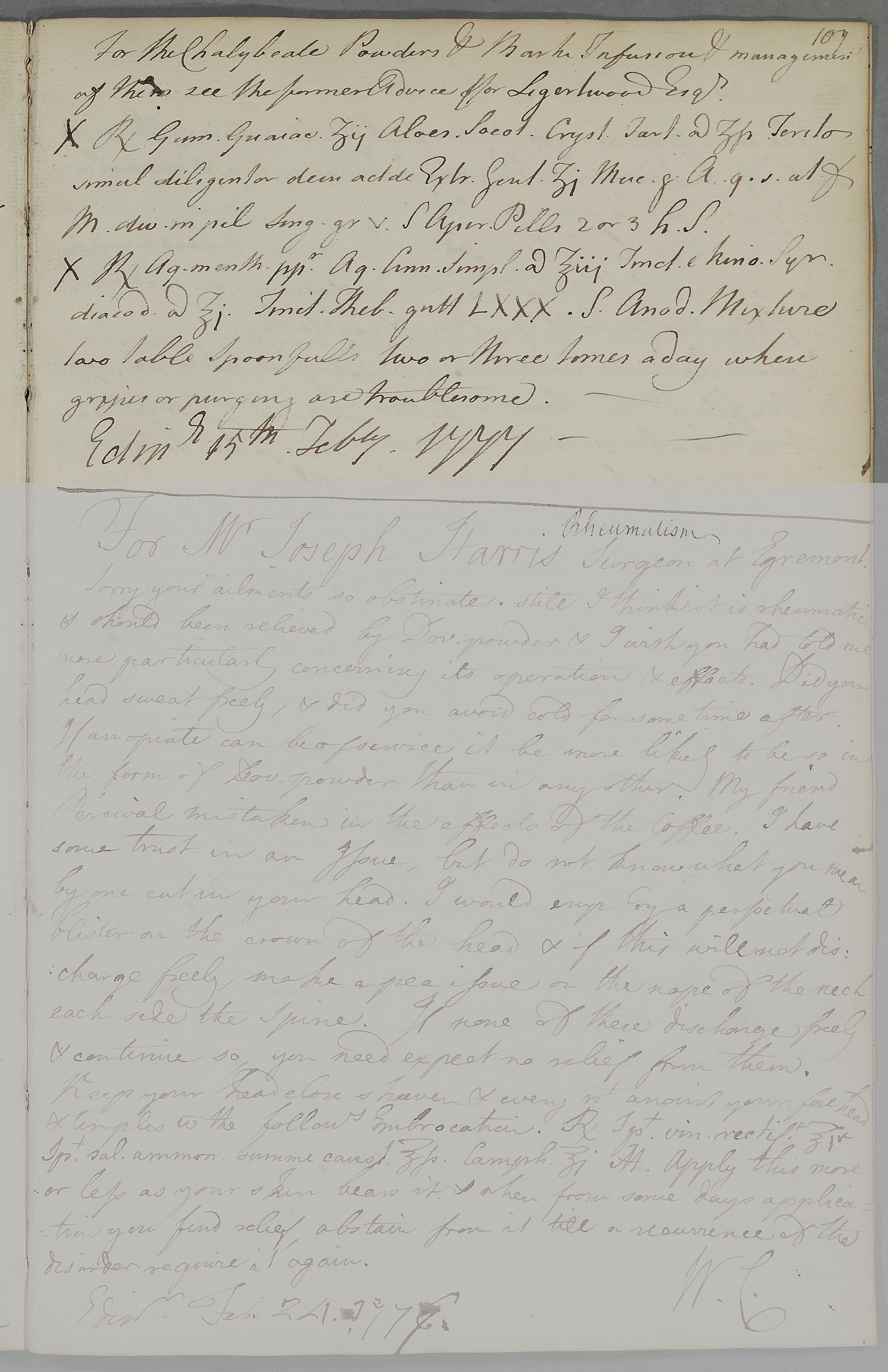 The Cullen Project | [ID:4000] From: Dr William Cullen (Professor ...