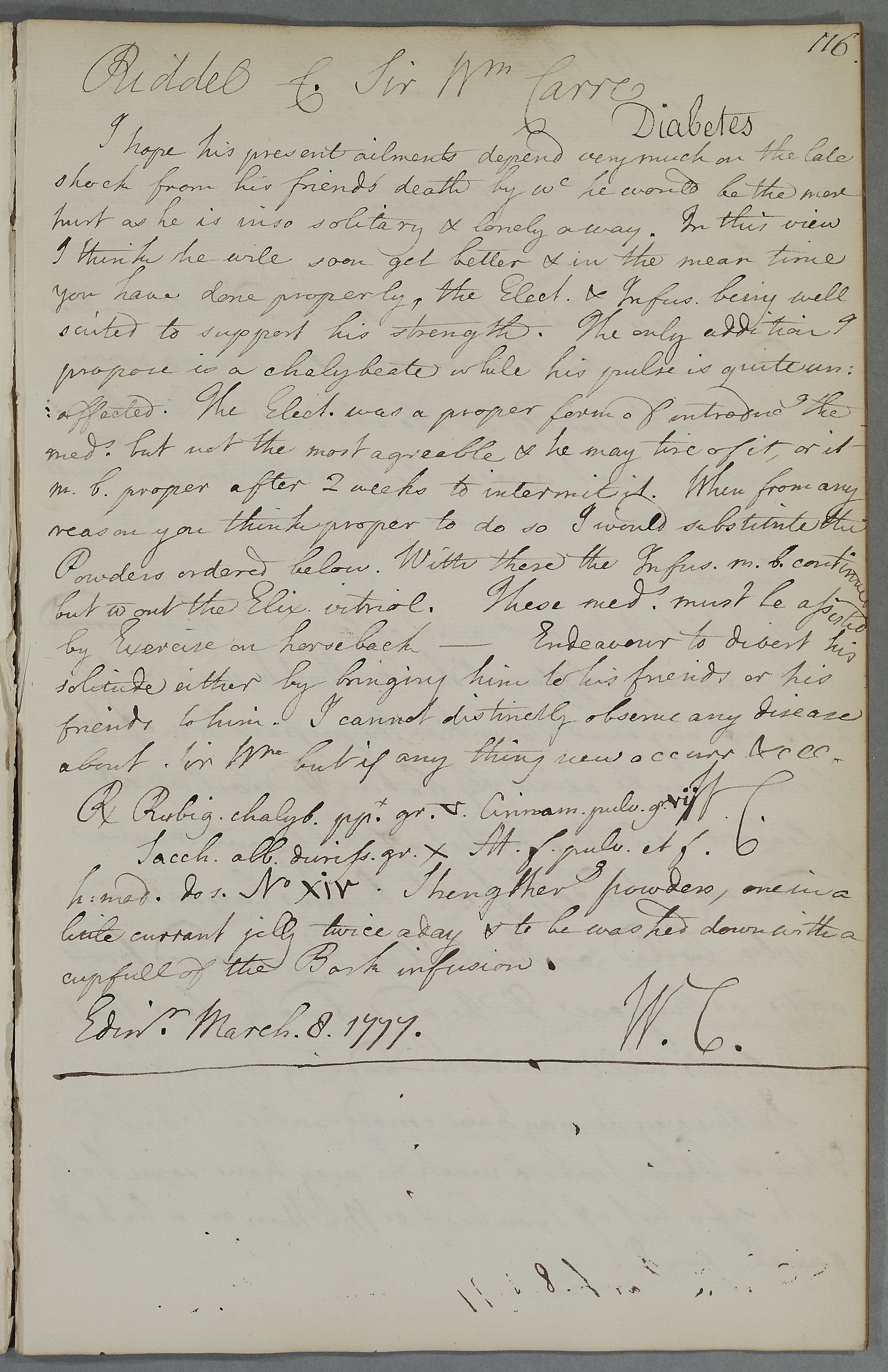 The Cullen Project | [ID:4012] From: Dr William Cullen (Professor ...