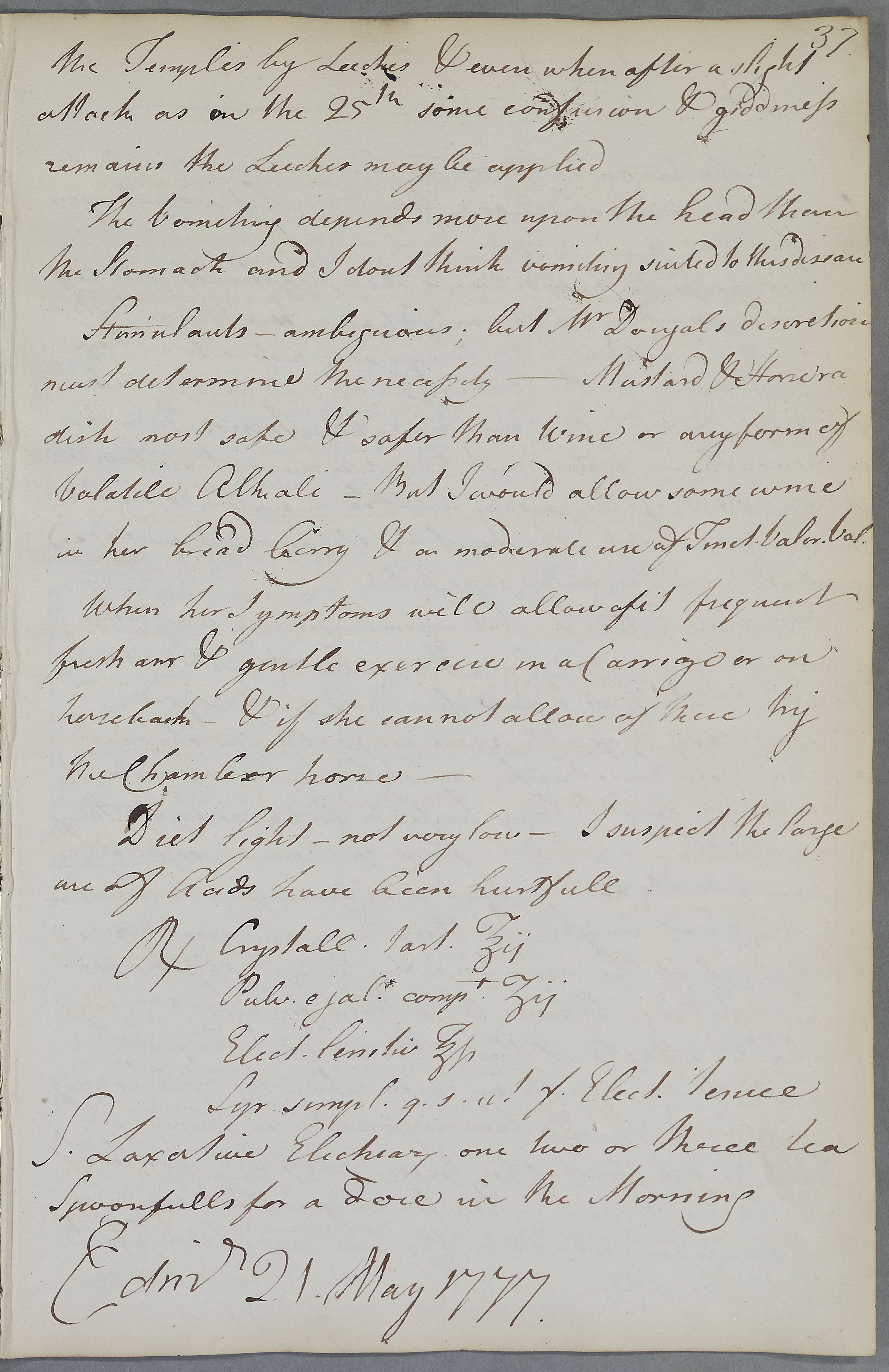 The Cullen Project | [ID:4066] From: Dr William Cullen (Professor ...