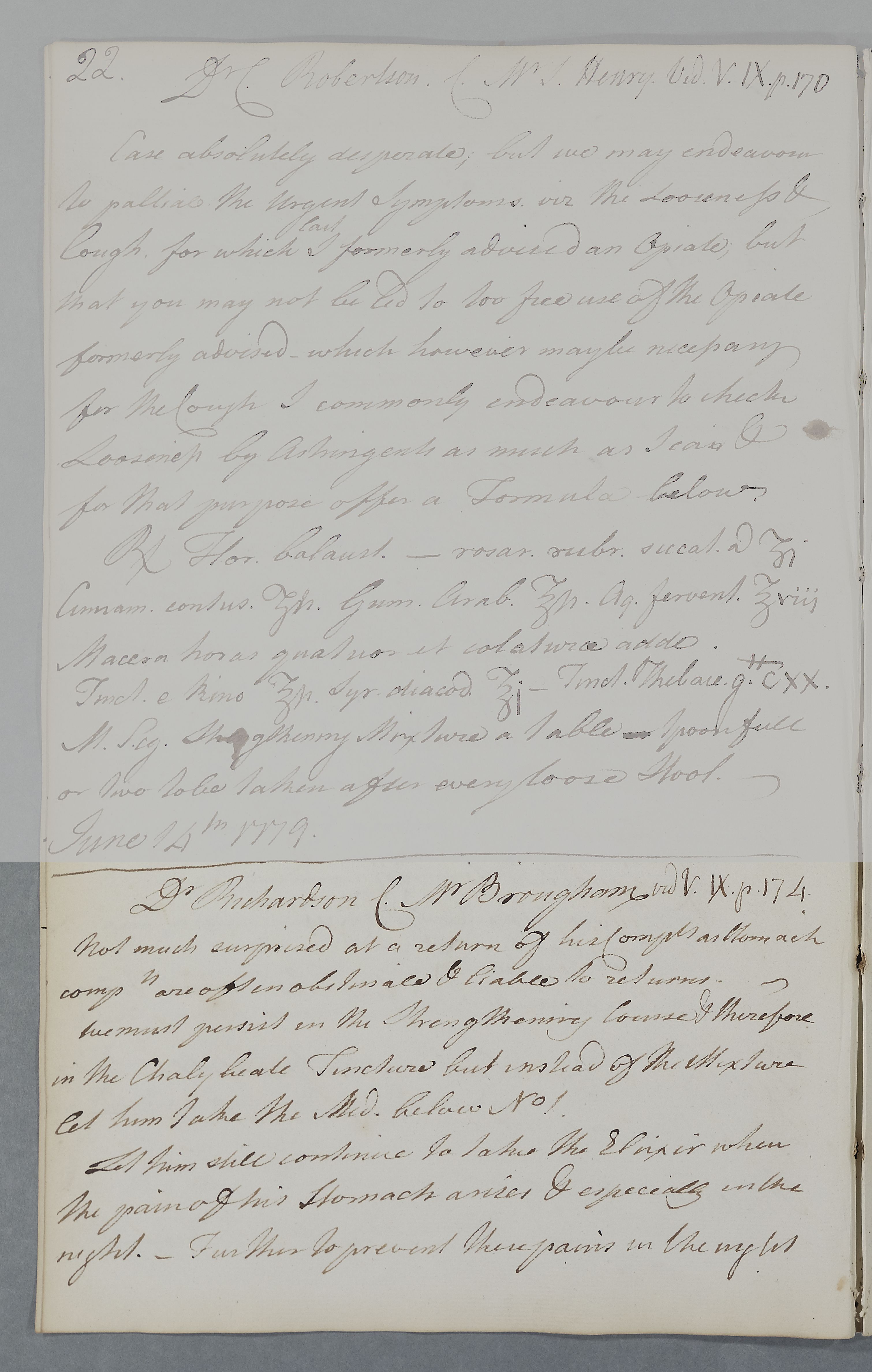 The Cullen Project | [ID:4456] From: Dr William Cullen (Professor ...