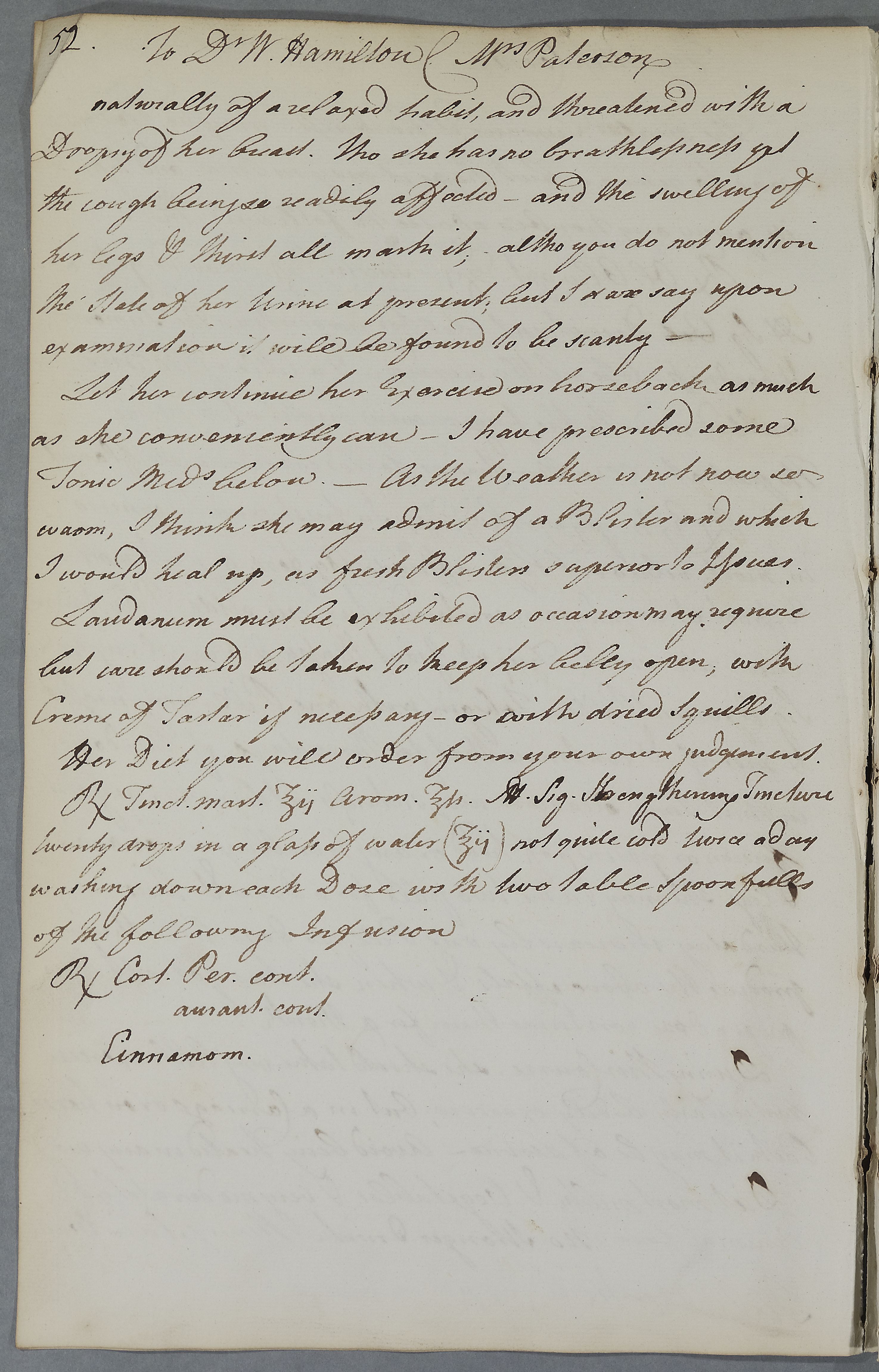 The Cullen Project | [ID:4483] From: Dr William Cullen (Professor ...