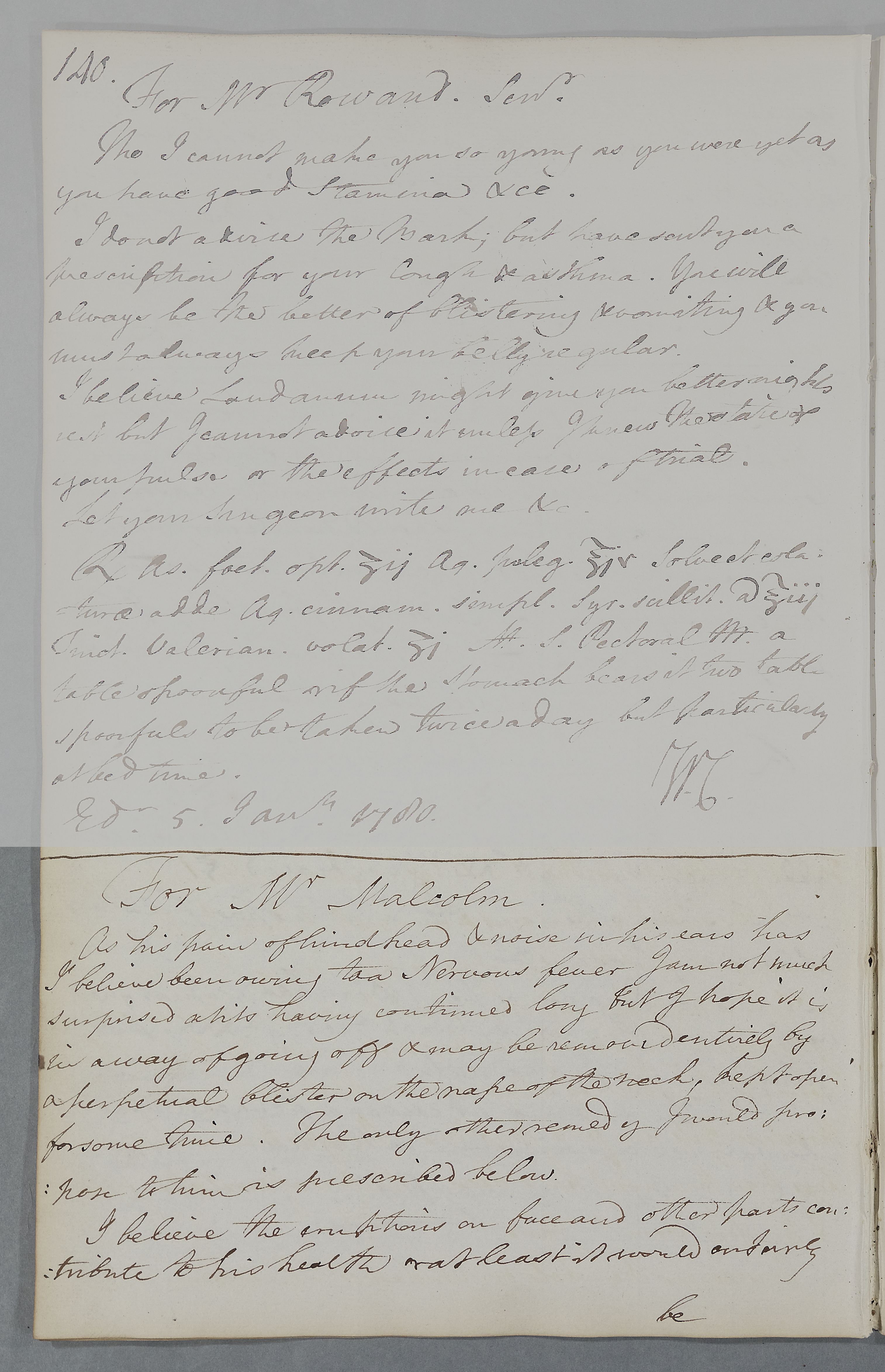 The Cullen Project | [ID:4562] From: Dr William Cullen (Professor ...