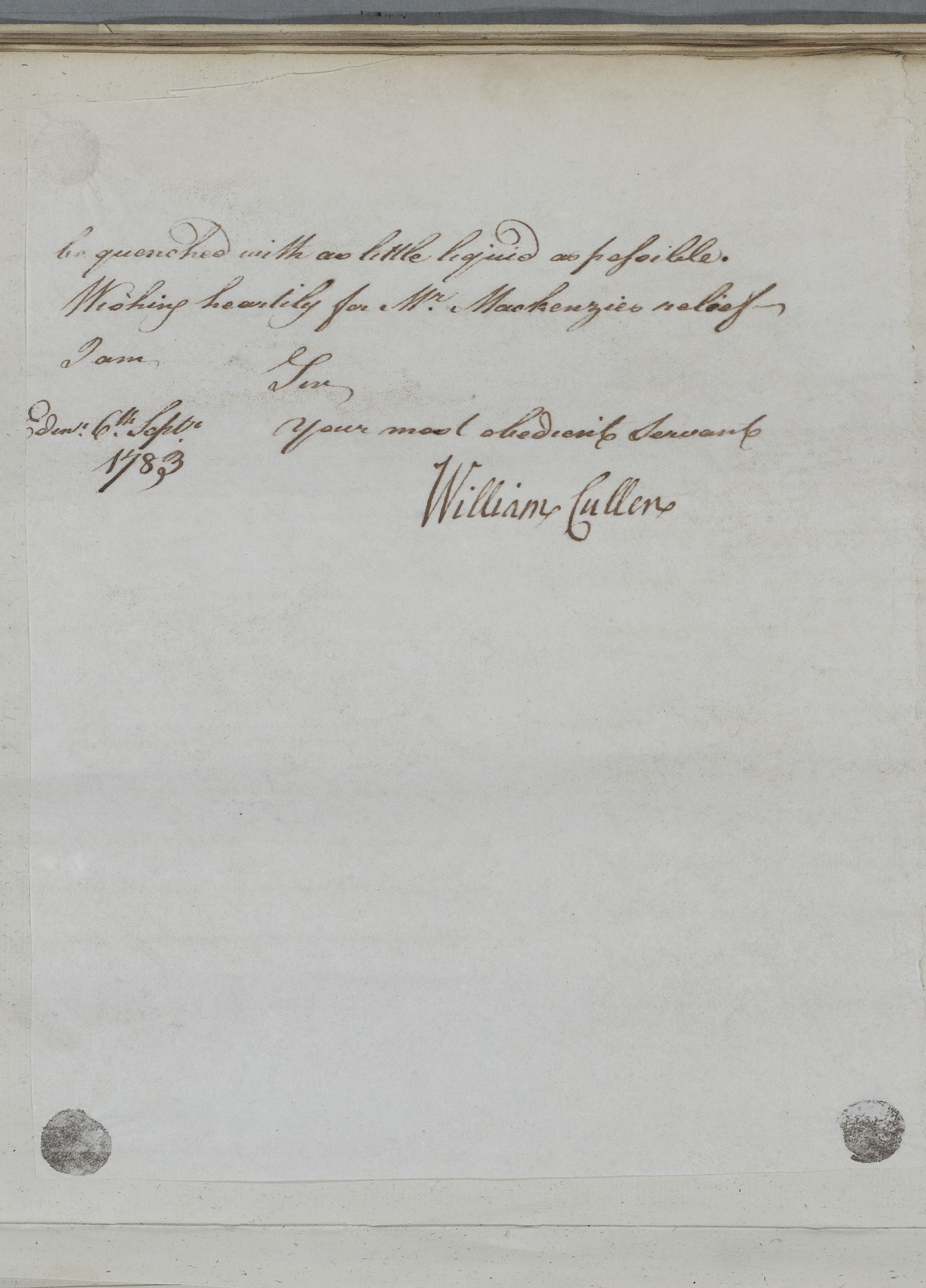The Cullen Project | [ID:4705] From: Dr William Cullen (Professor ...