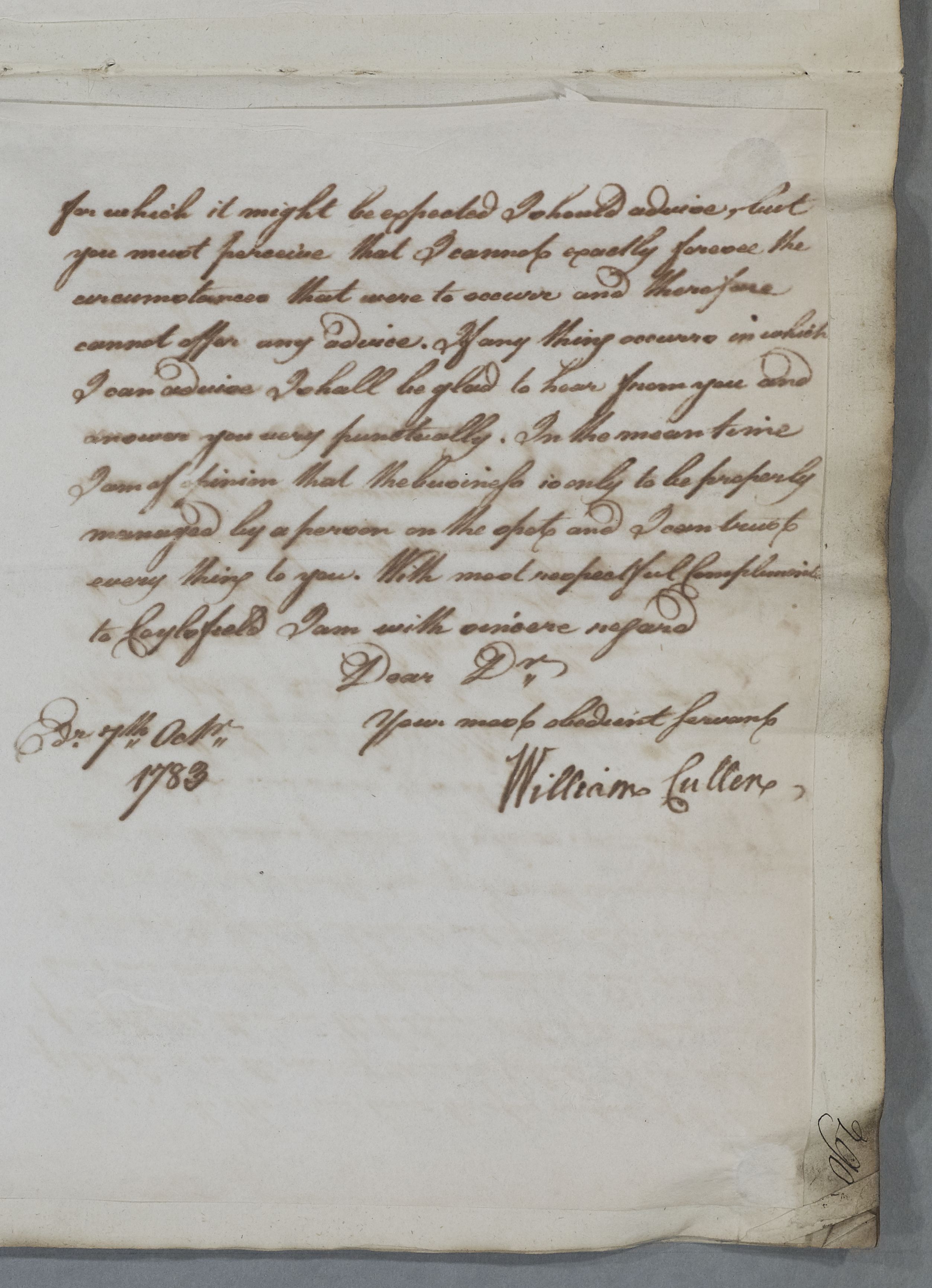 The Cullen Project | [ID:4727] From: Dr William Cullen (Professor ...