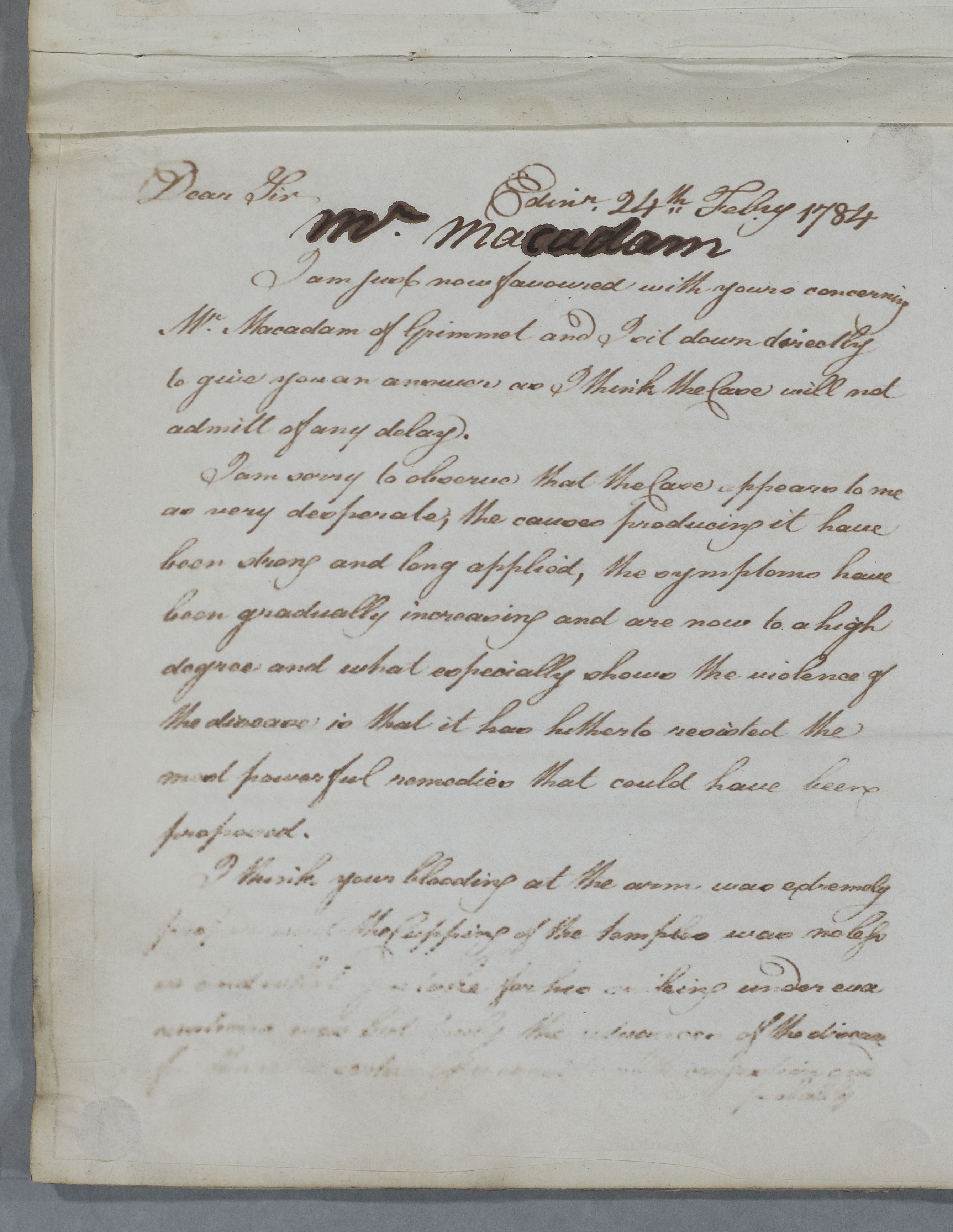 The Cullen Project | [ID:4786] From: Dr William Cullen (Professor ...