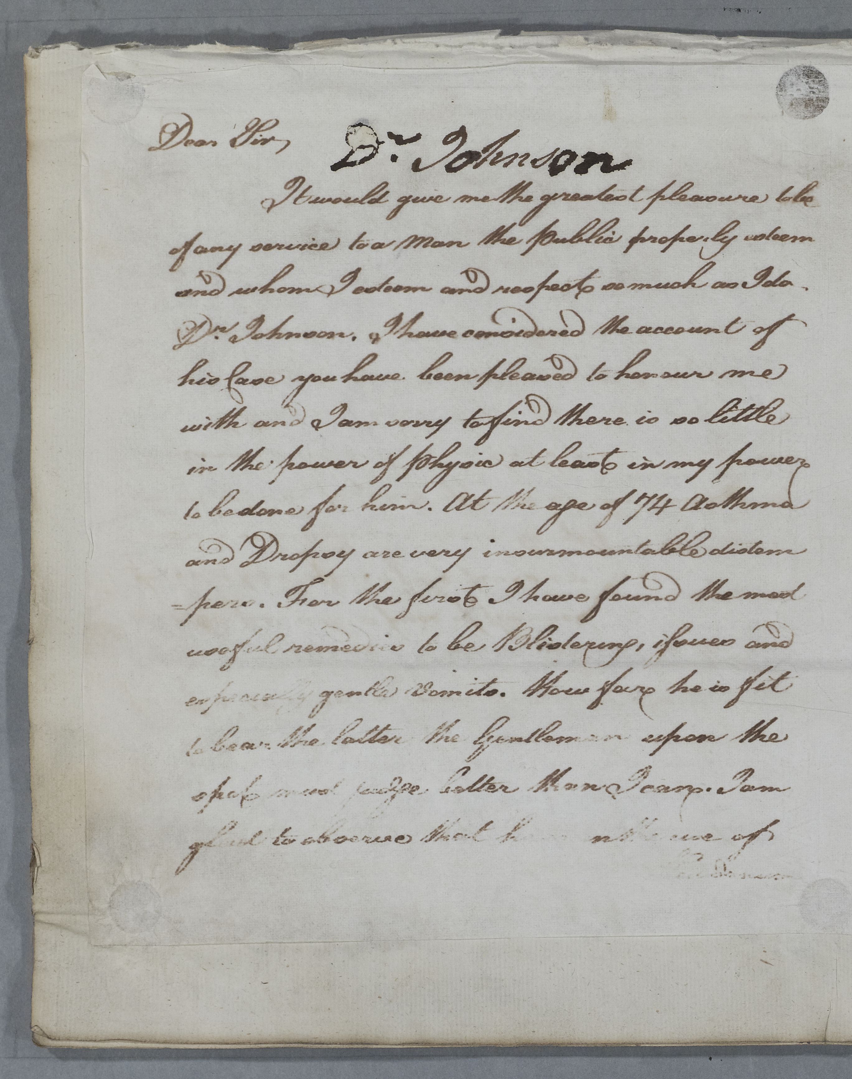 The Cullen Project | [ID:4791] From: Dr William Cullen (Professor ...