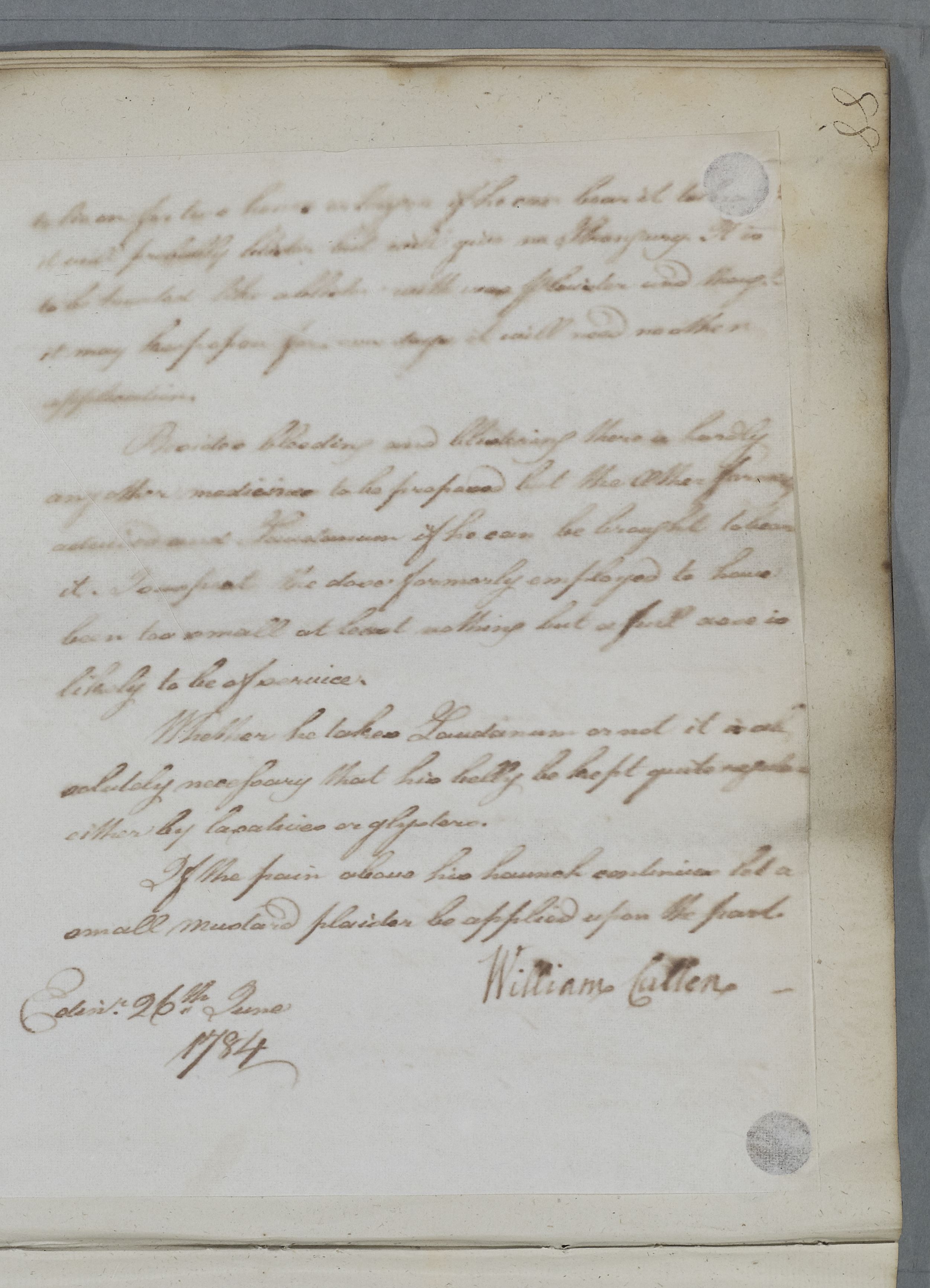 The Cullen Project | [ID:4861] From: Dr William Cullen (Professor ...
