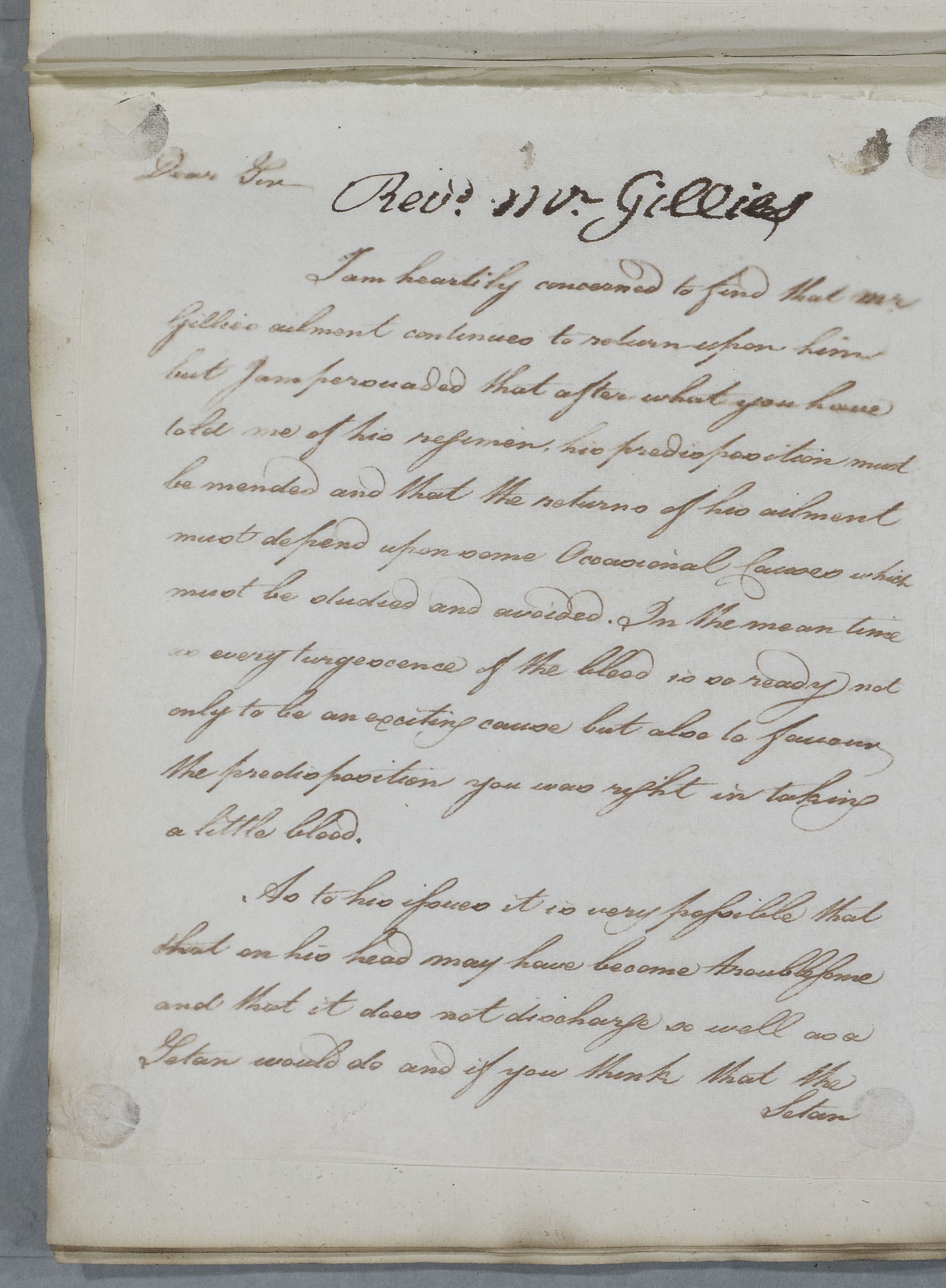 The Cullen Project | [ID:4931] From: Dr William Cullen (Professor ...