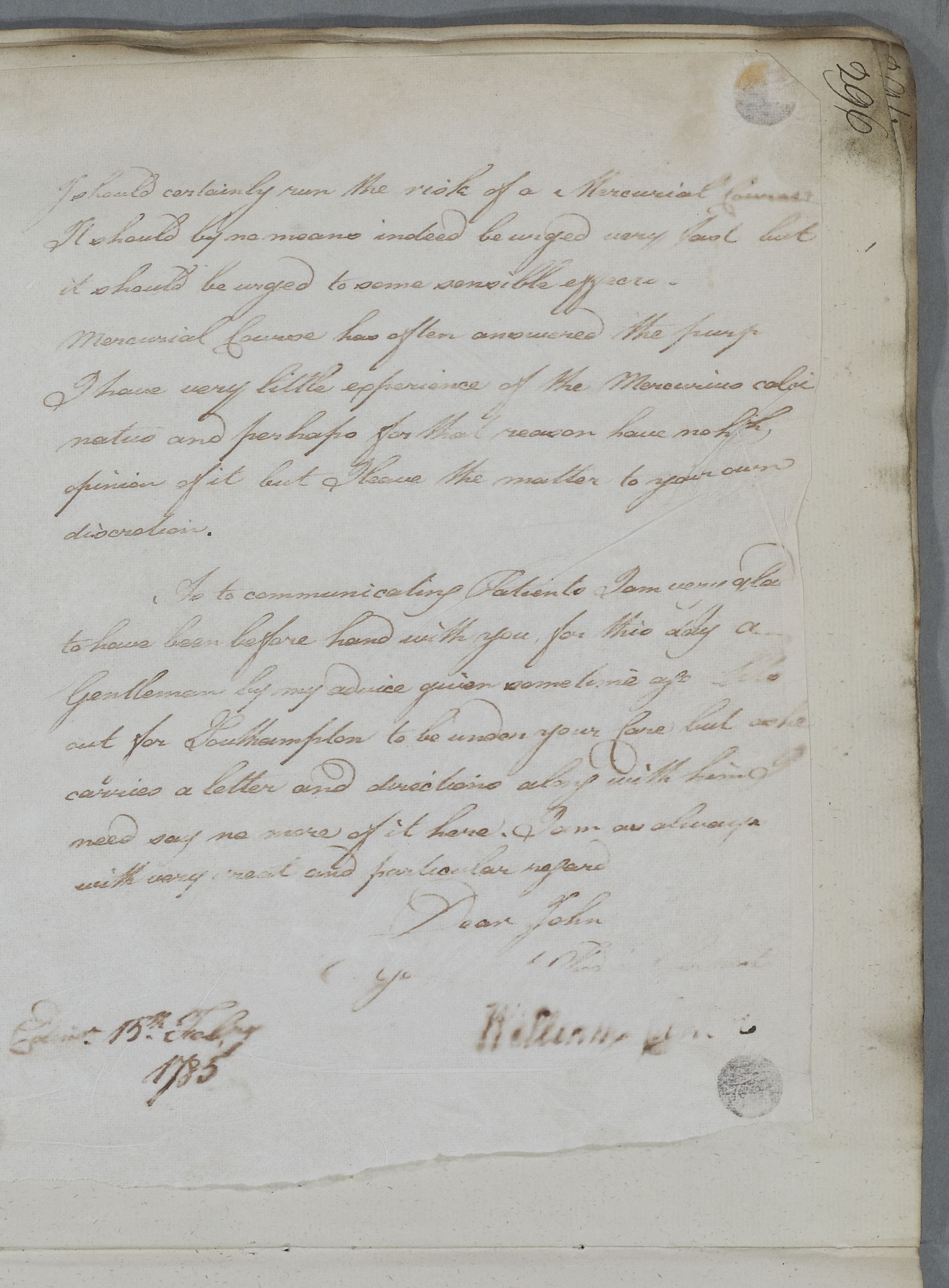 The Cullen Project | [ID:4983] From: Dr William Cullen (Professor ...