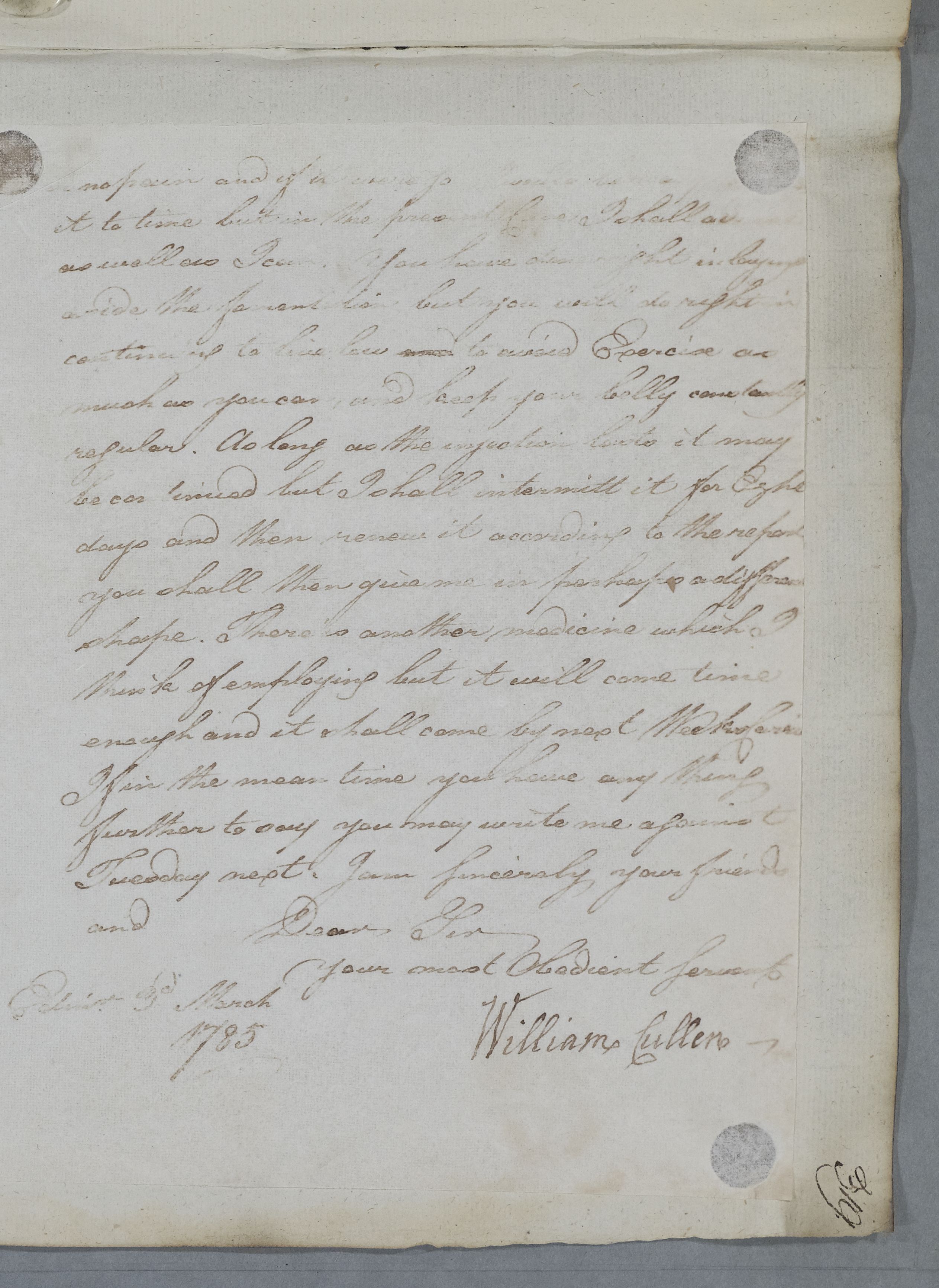 The Cullen Project | [ID:4995] From: Dr William Cullen (Professor ...