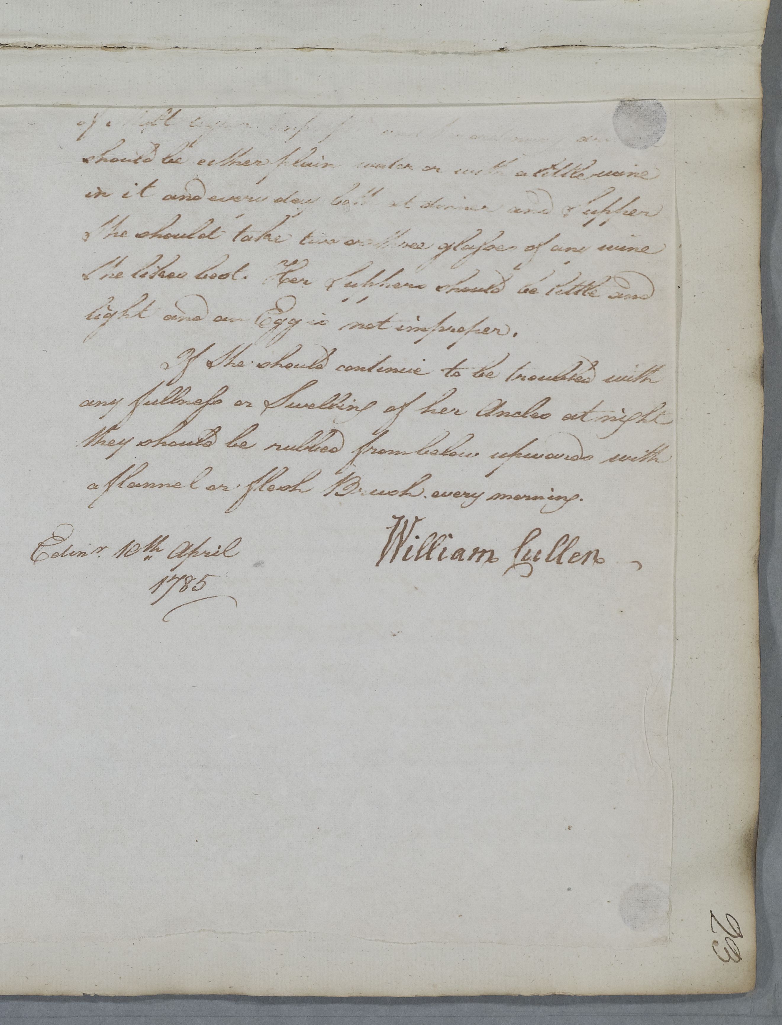 The Cullen Project | [ID:5028] From: Dr William Cullen (Professor ...