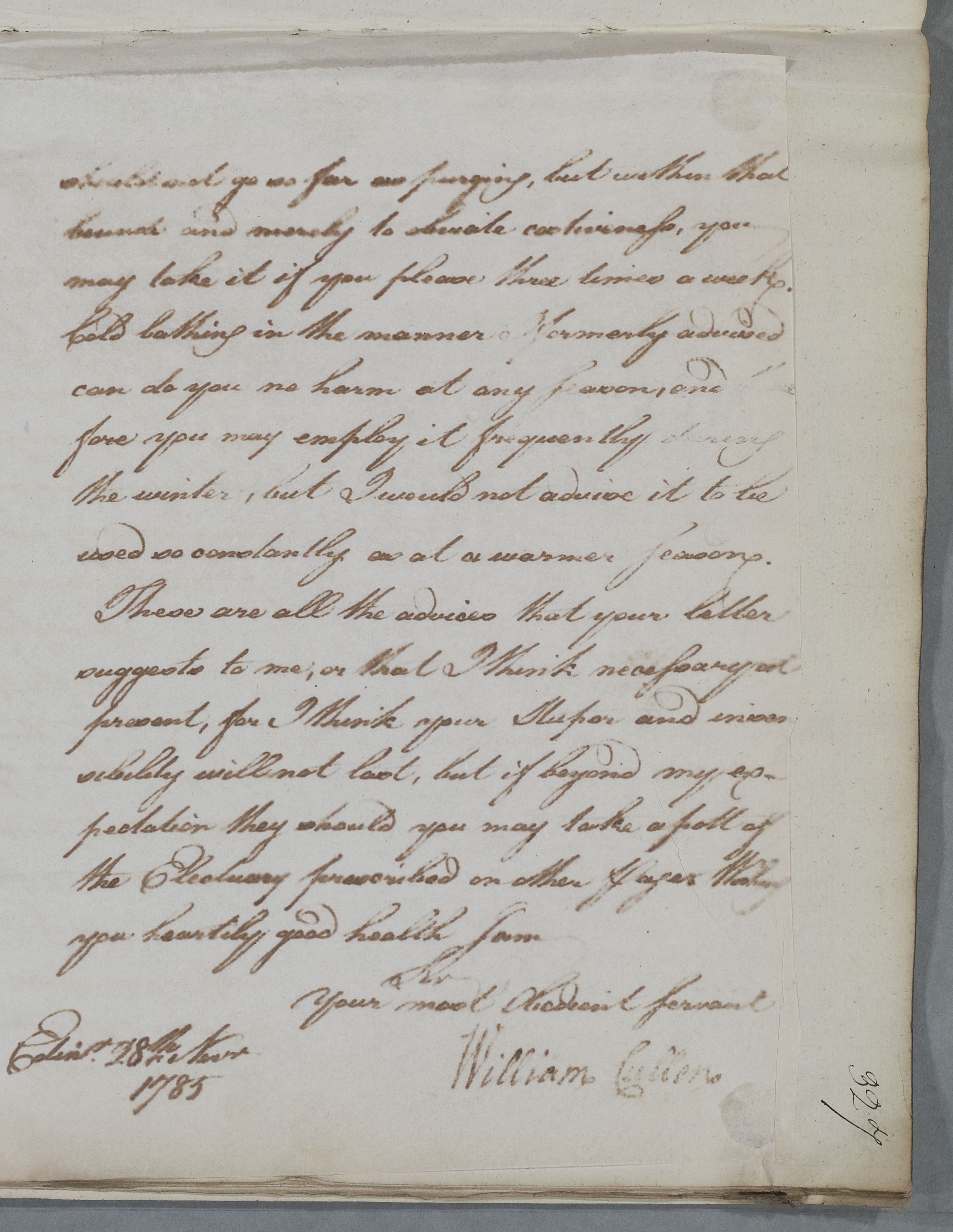 The Cullen Project | [ID:5175] From: Dr William Cullen (Professor ...