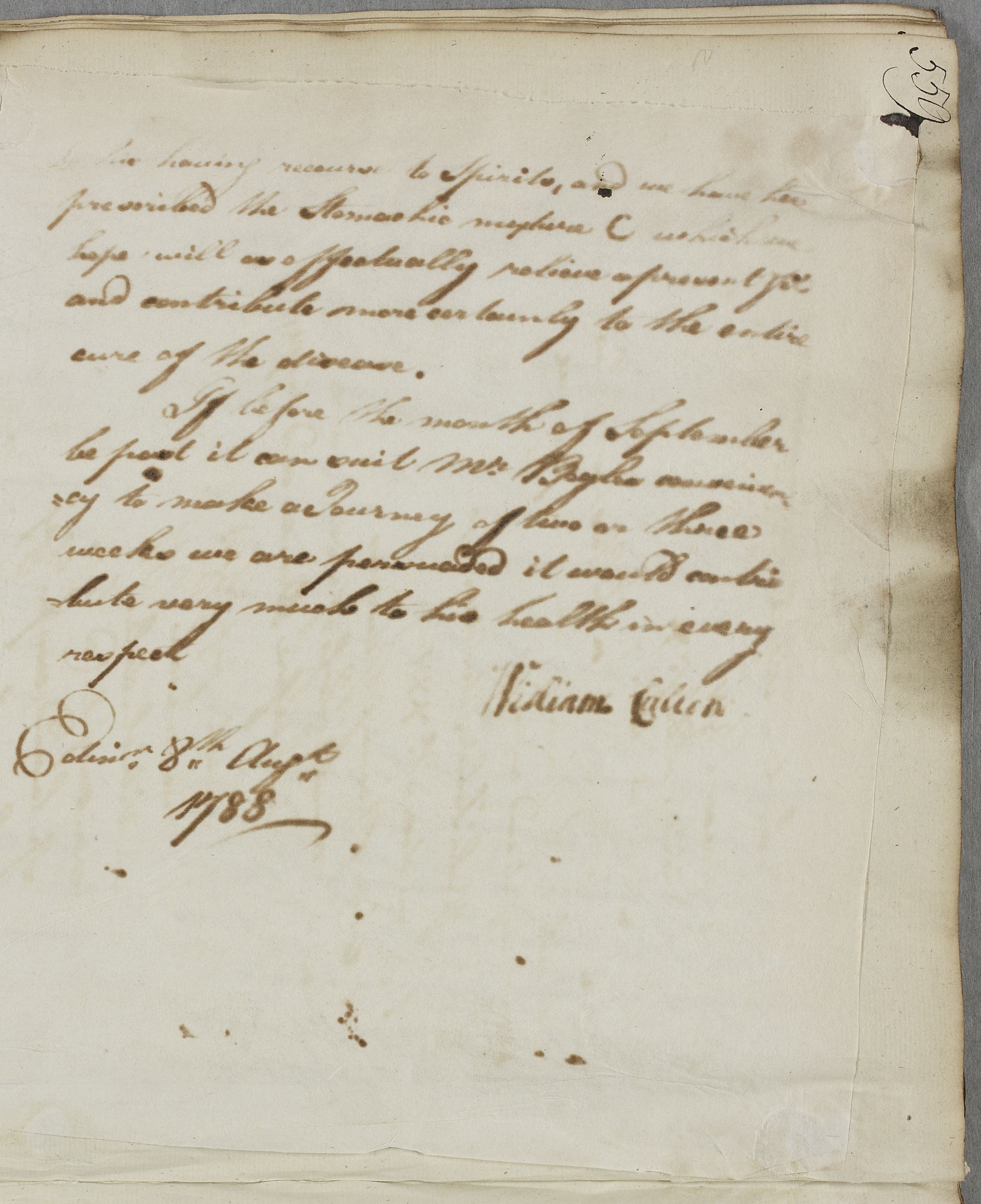 The Cullen Project | [ID:5690] From: Dr William Cullen (Professor ...