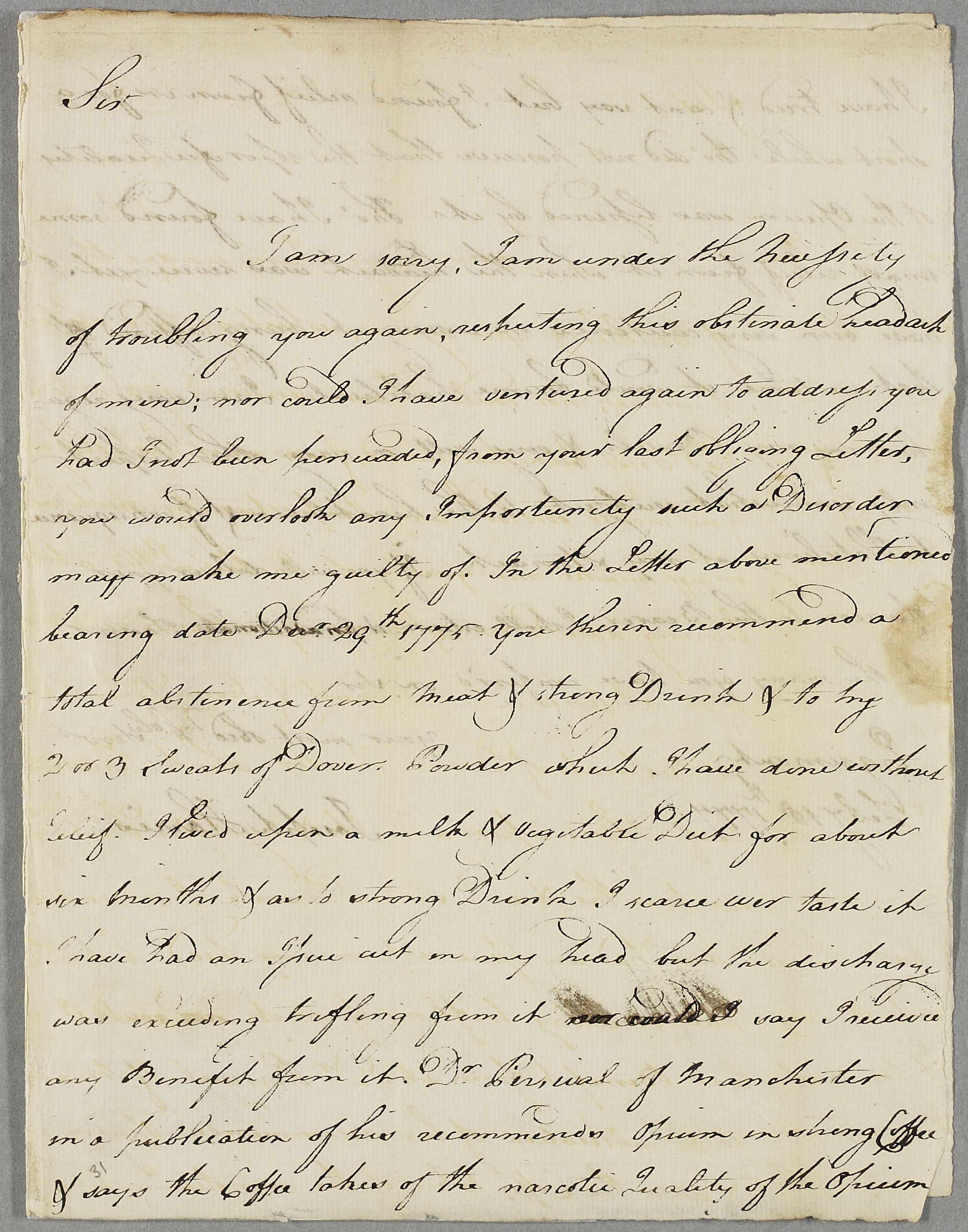 The Cullen Project | [ID:5939] From: Mr Joseph Harris / To: Dr William ...