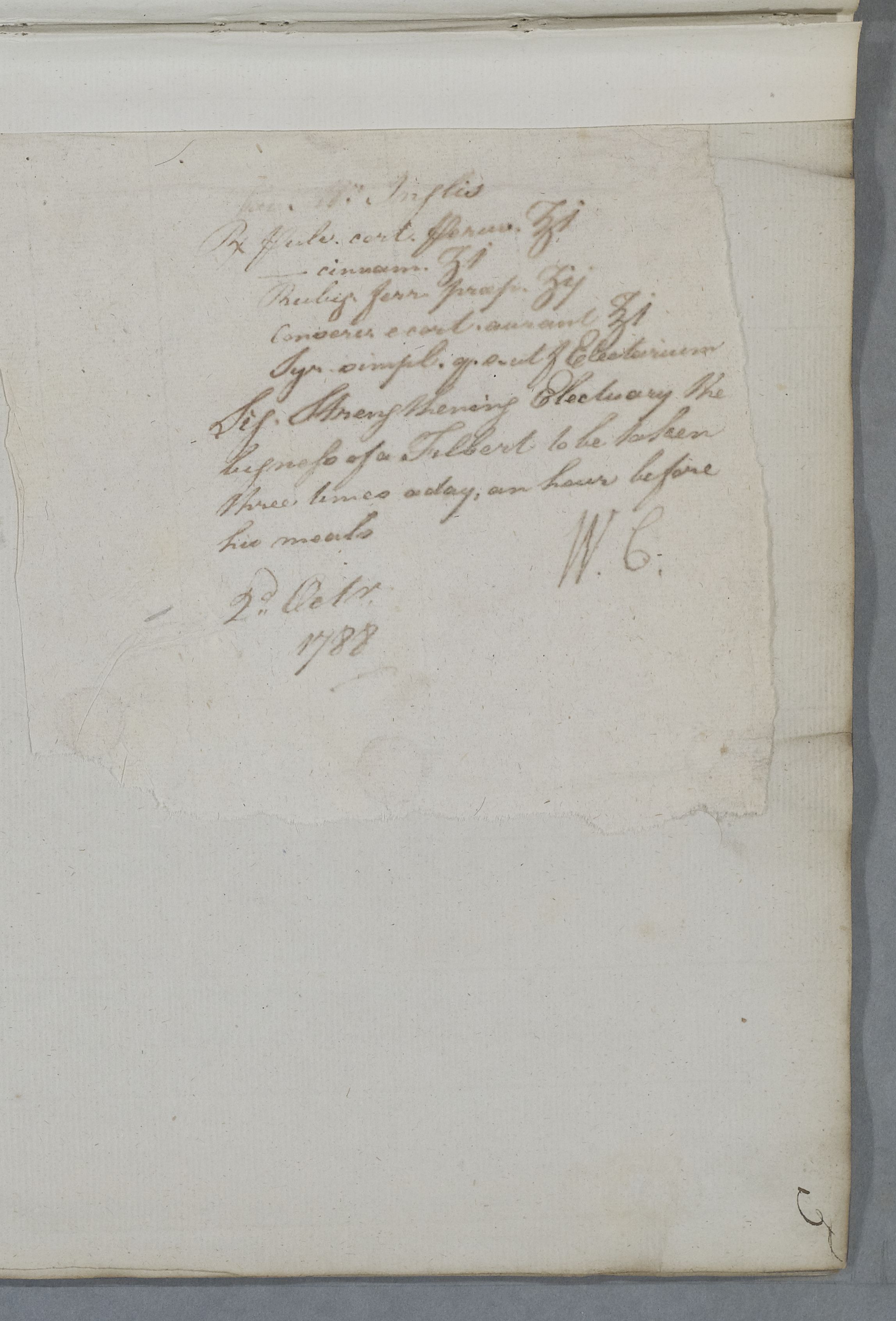 The Cullen Project | [ID:6290] From: Dr William Cullen (Professor ...