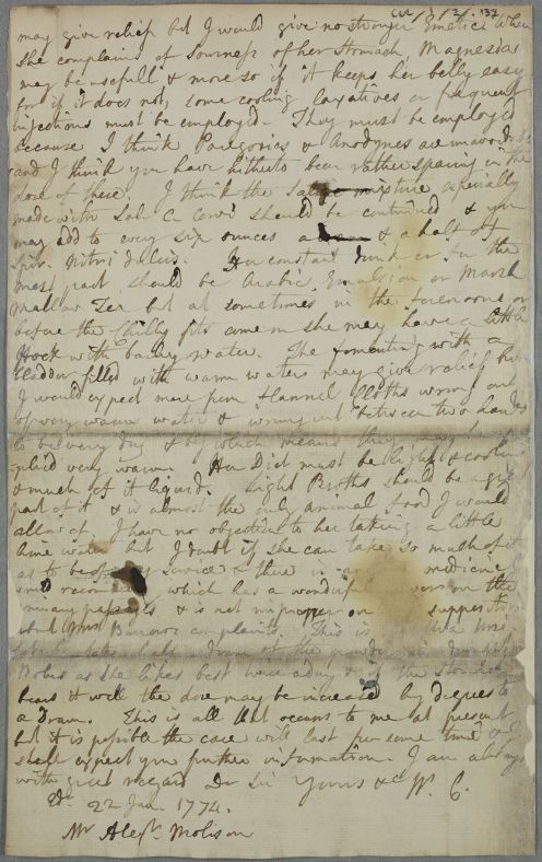 The Cullen Project | [ID:871] From: Dr William Cullen (Professor Cullen ...