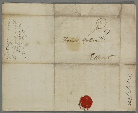 The Cullen Project | [ID:1586] From: Dr David Goodsir / To: Dr William ...