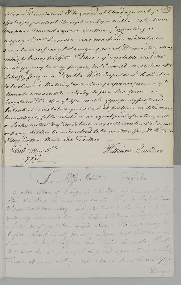 The Cullen Project | [ID:3808] From: Dr William Cullen (Professor ...