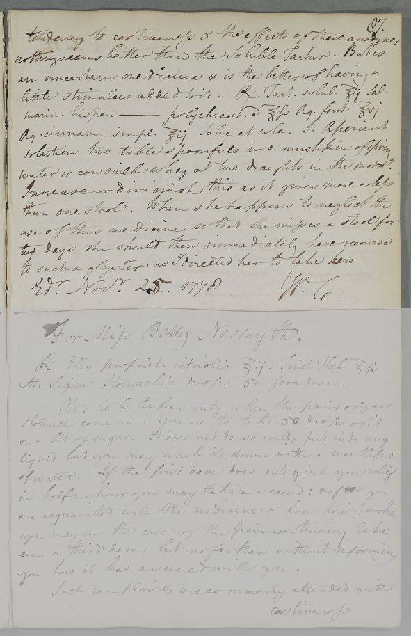 The Cullen Project | [ID:4343] From: Dr William Cullen (Professor ...