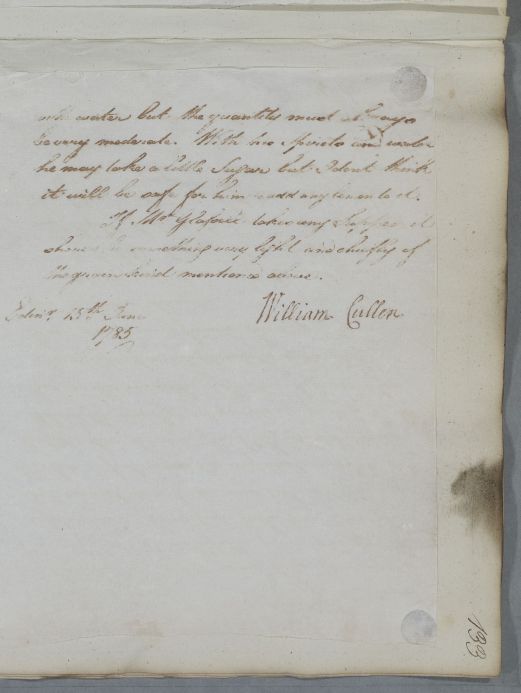 The Cullen Project | [ID:5078] From: Dr William Cullen (Professor ...